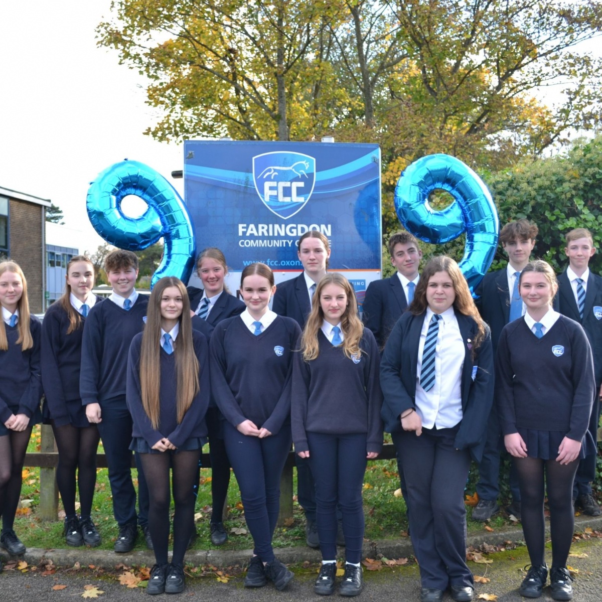 Faringdon Community College - FCC students celebrate GCSE RE Grade 9 success